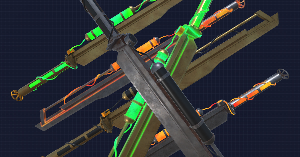 FREE Steampunk Sword | 3D Weapons | Unity Asset Store
