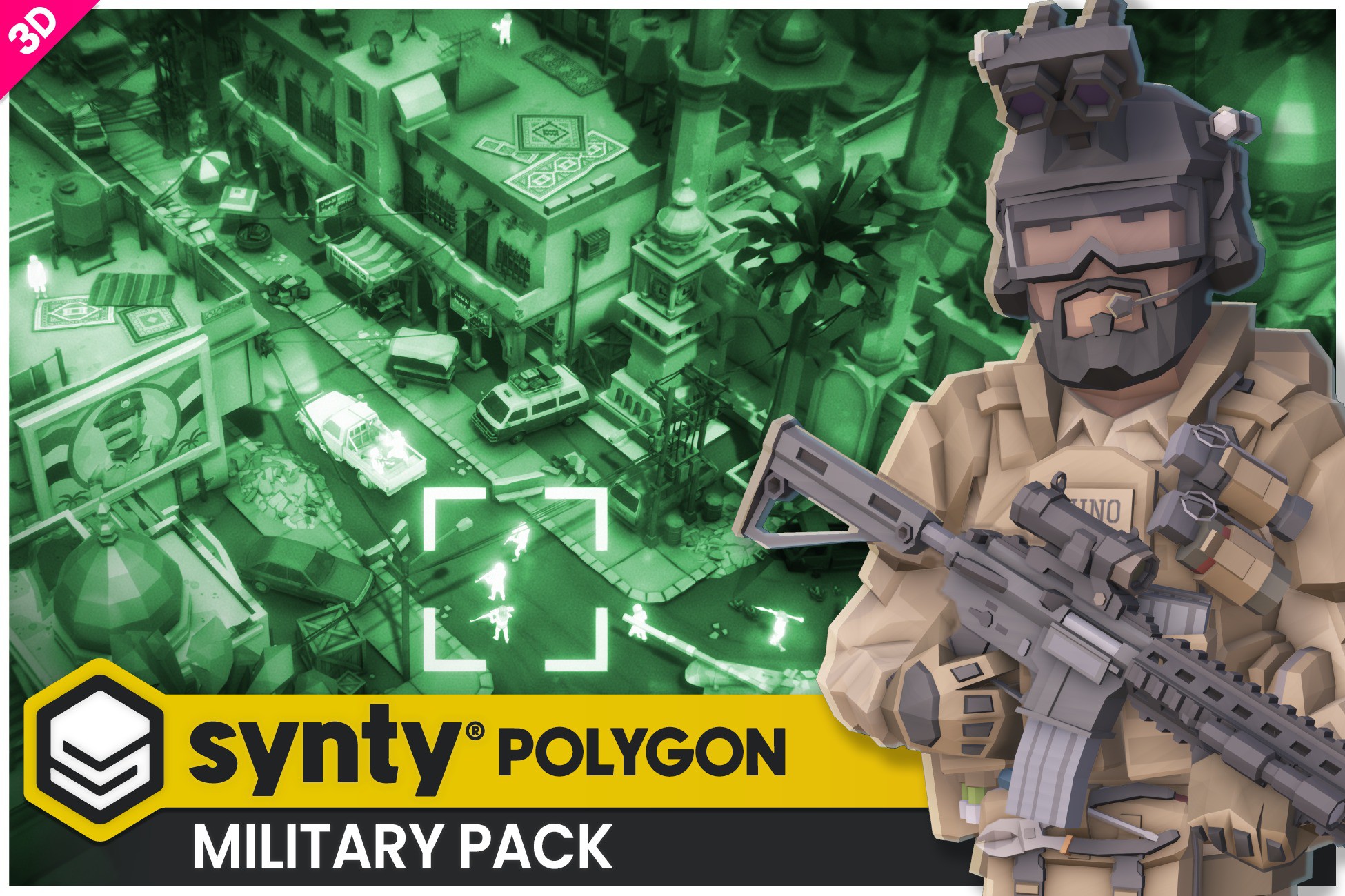 POLYGON Military - Low Poly 3D Art by Synty | 3D Historic | Unity Asset ...