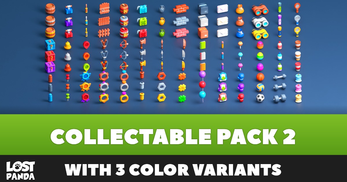 Low Poly Cartoon Item Pack 2 - 3D | 3D Props | Unity Asset Store