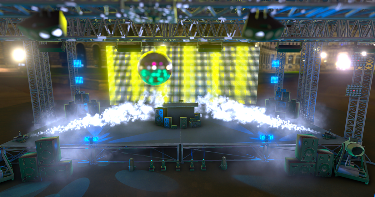 Stage equipment - devices and spotlight | 3D Environments | Unity Asset ...