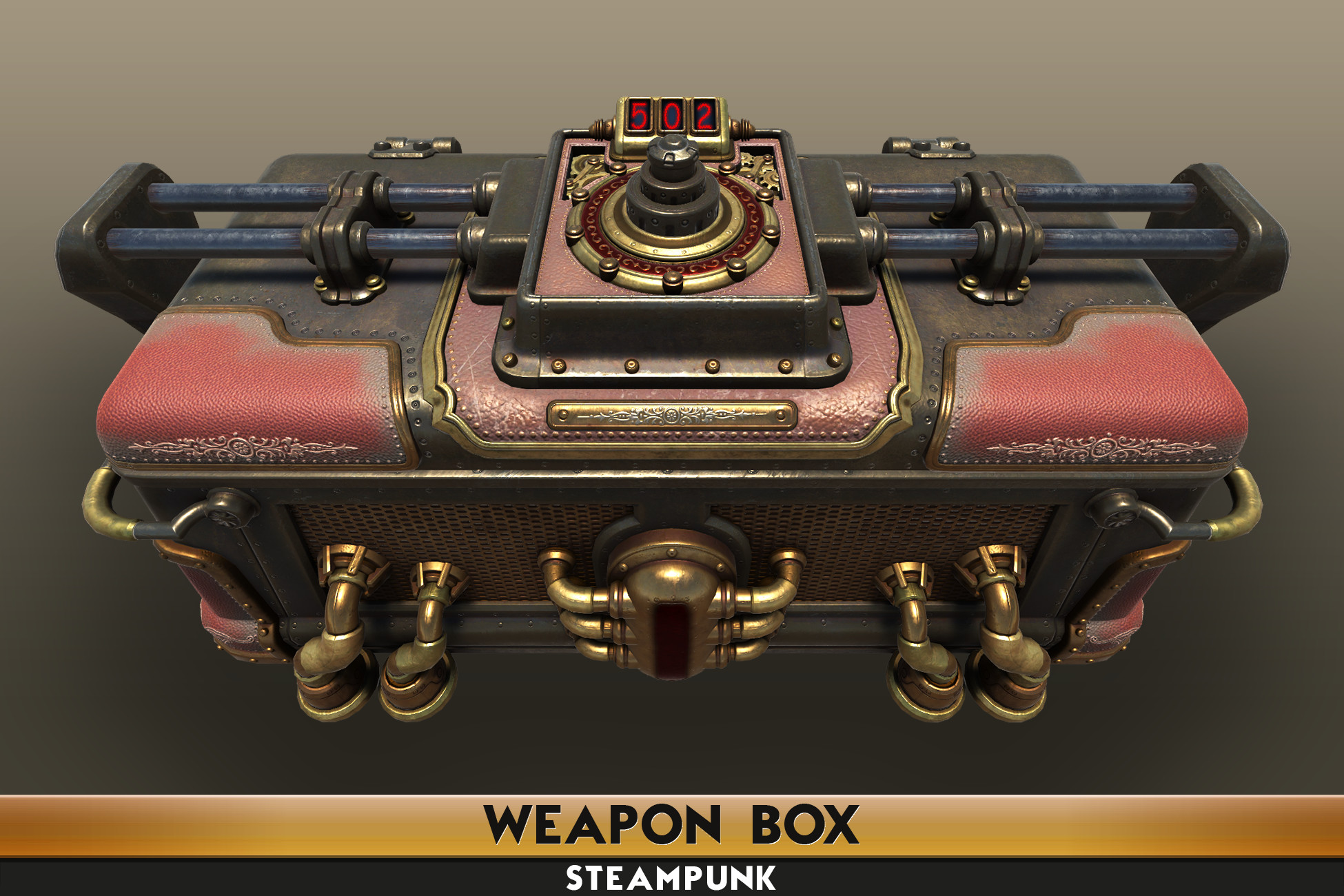 The SteamPunk Weapon Box | 3D Props | Unity Asset Store