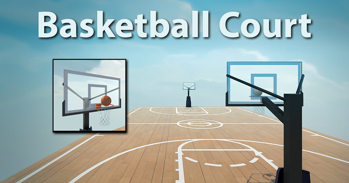 Pro Basketball Court | 3D 道具 | Unity Asset Store
