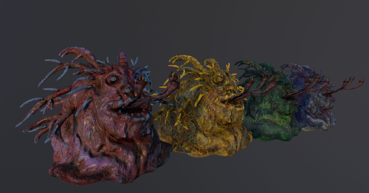 Slippery Monster Slug | 3D Creatures | Unity Asset Store