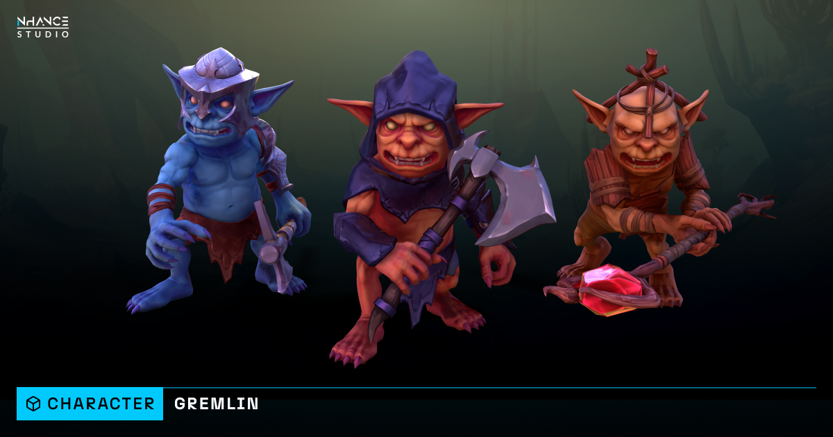 Stylized Fantasy Gremlin | 3D 캐릭터 | Unity Asset Store