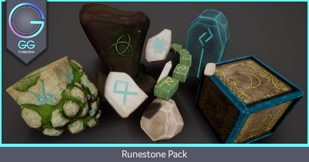 Runestone Pack by Gamertose | 3D 소품 | Unity Asset Store