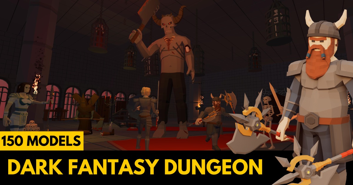 LOW POLY Dark Fantasy Dungeon Pack | 3D 던젼 | Unity Asset Store LOW POLY Dark Fantasy Dungeon Pack | 3D 던젼 | Unity Asset Store