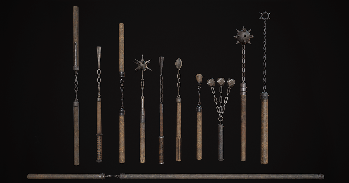Medieval Weapon - Flails | 3D Weapons | Unity Asset Store