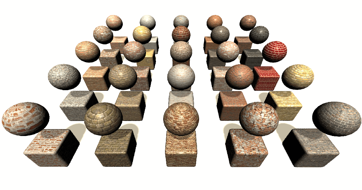 50 Brick Materials Ready, Volume. 1 | 2D Brick | Unity Asset Store