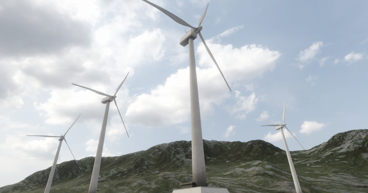 Wind Turbine : Animated | 3D Industrial | Unity Asset Store