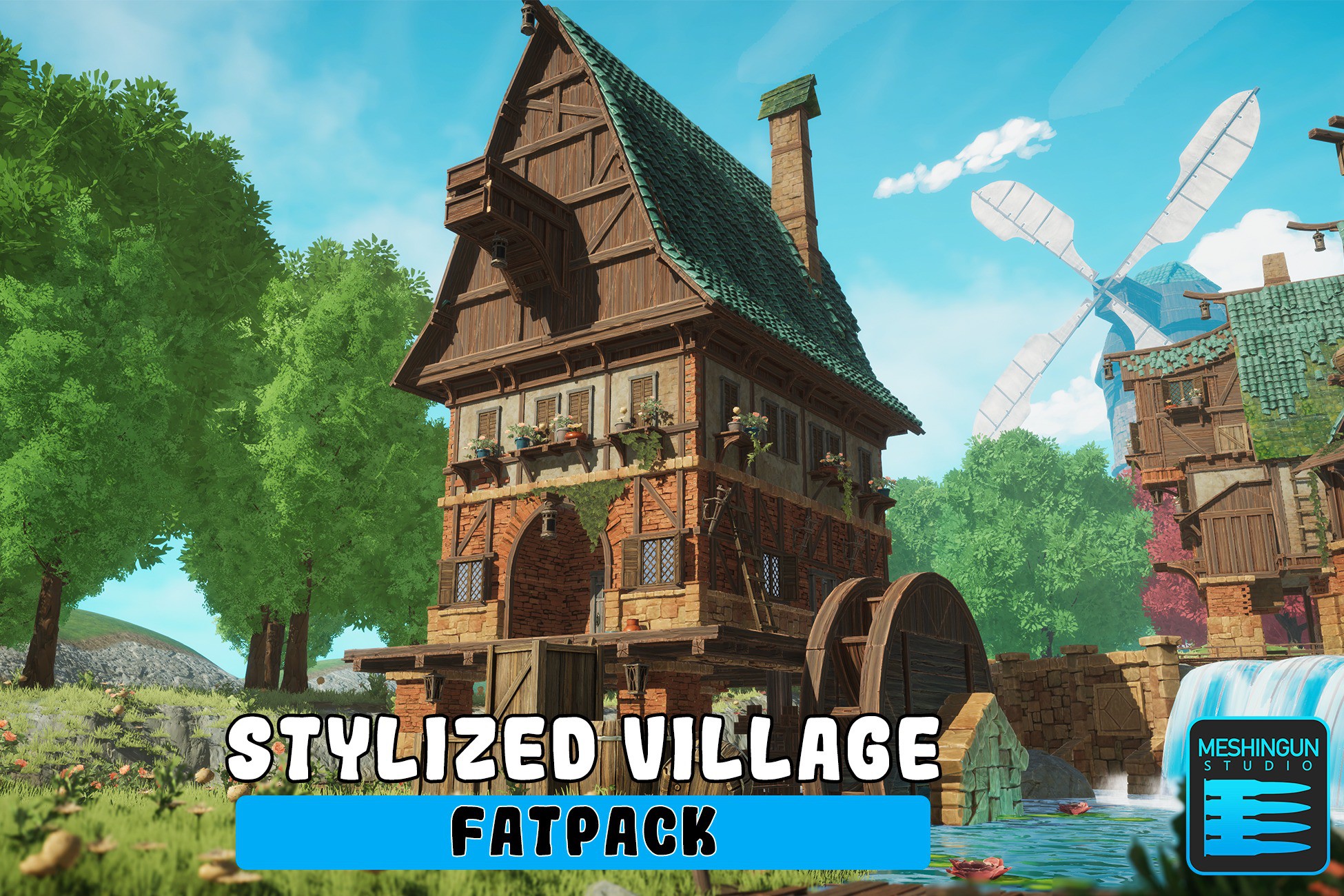 Stylized Village Fatpack | 3D Fantasy | Unity Asset Store