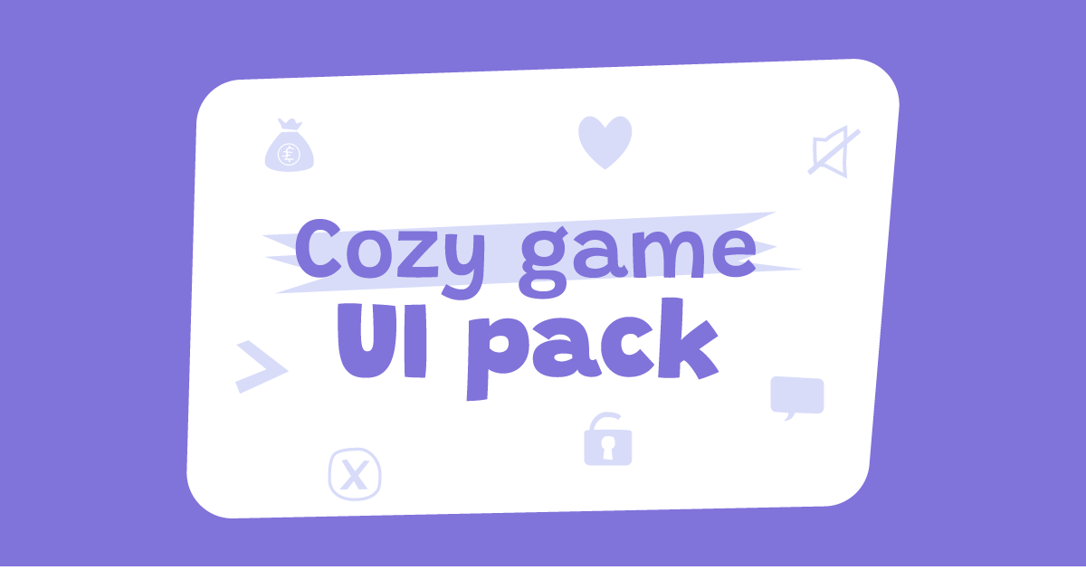Cozy game UI pack | 2D GUI | Unity Asset Store
