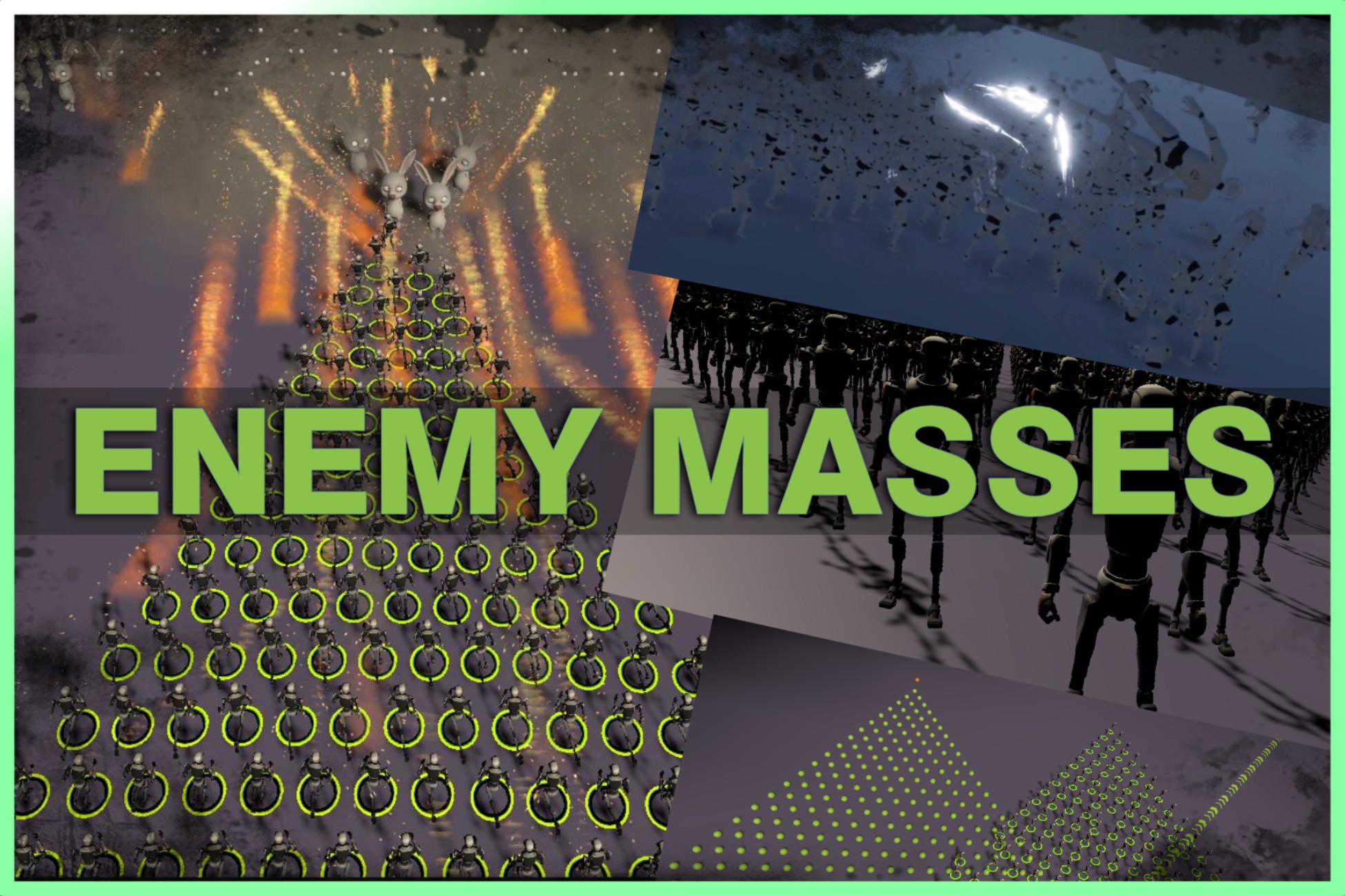 Enemy Masses | Massive Crowds, 1-Click Enemy AI, RTS Formations & Controller | Game Toolkits ...