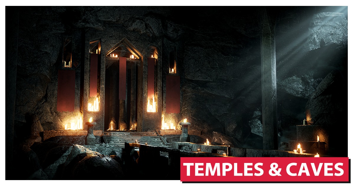 Temples & Caves | 3D Environments | Unity Asset Store