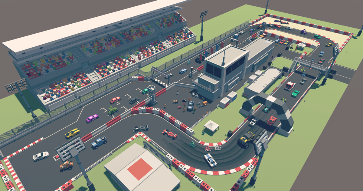 Simple Racer - Cartoon Assets | 3D Land | Unity Asset Store