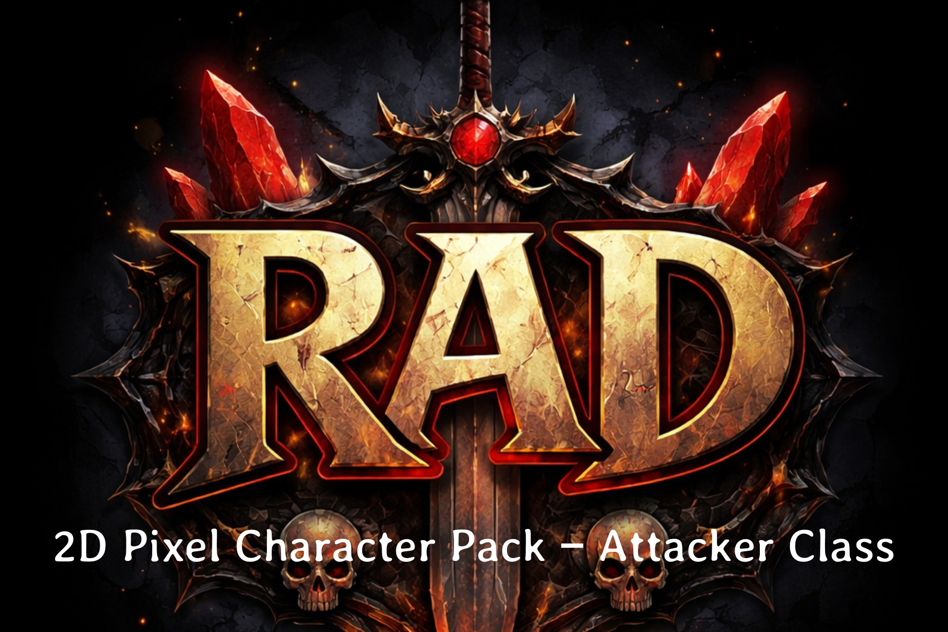 2D Pixel Character Pack – Attacker Class | 2D Characters | Unity Asset ...