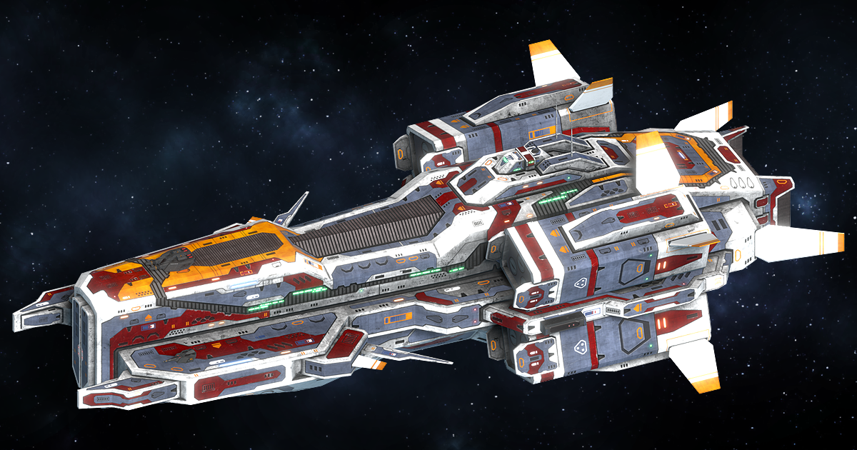 Spaceship Sentinel Missile Cruiser | 3D Space | Unity Asset Store