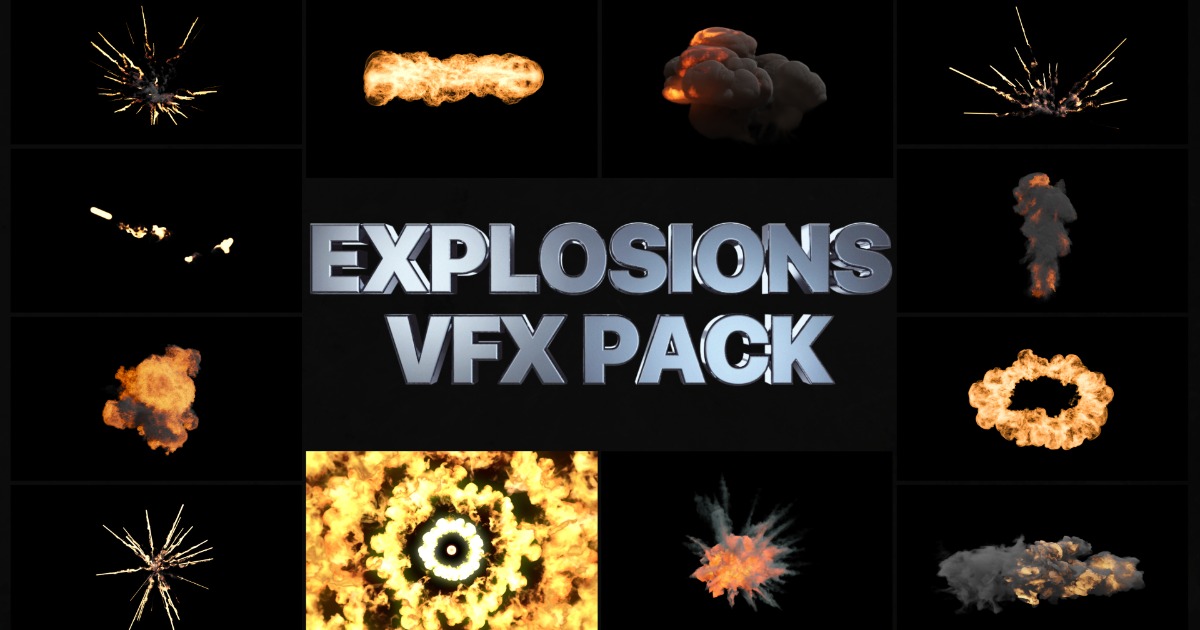 VFX Explosions Pack (25.03) | 2D Textures & Materials | Unity Asset Store