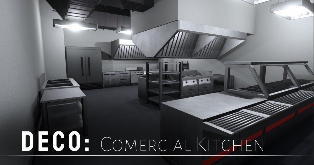 DECO: Comercial Kitchen | 3D Environments | Unity Asset Store