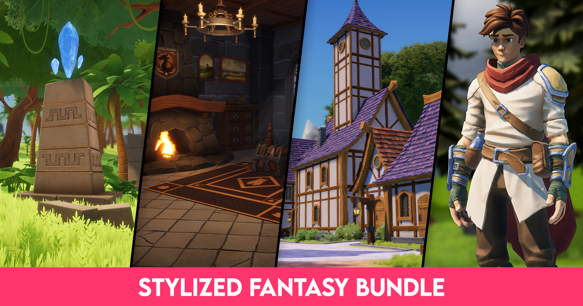 Stylized Fantasy Medieval Bundle | 3D Fantasy | Unity Asset Store