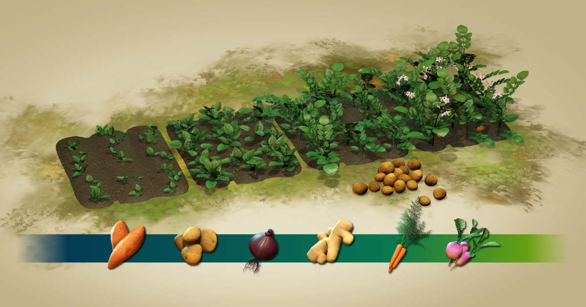 Wild Harvest: Root Vegetables | 3D Plants | Unity Asset Store