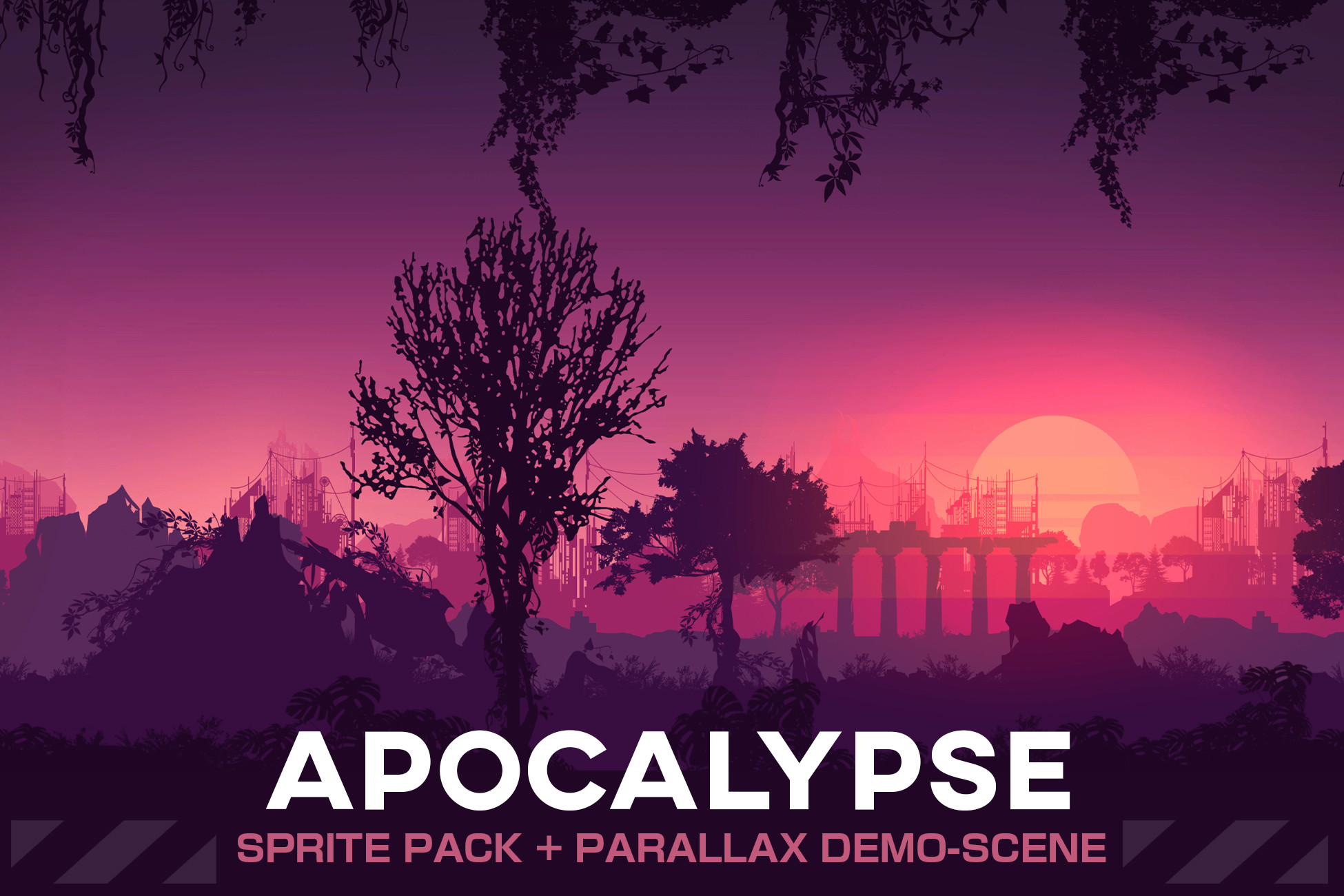 Hypnotic Apocalypse | 2D Environments | Unity Asset Store