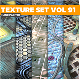 Sci-fi Vol.91 - Hand Painted Textures