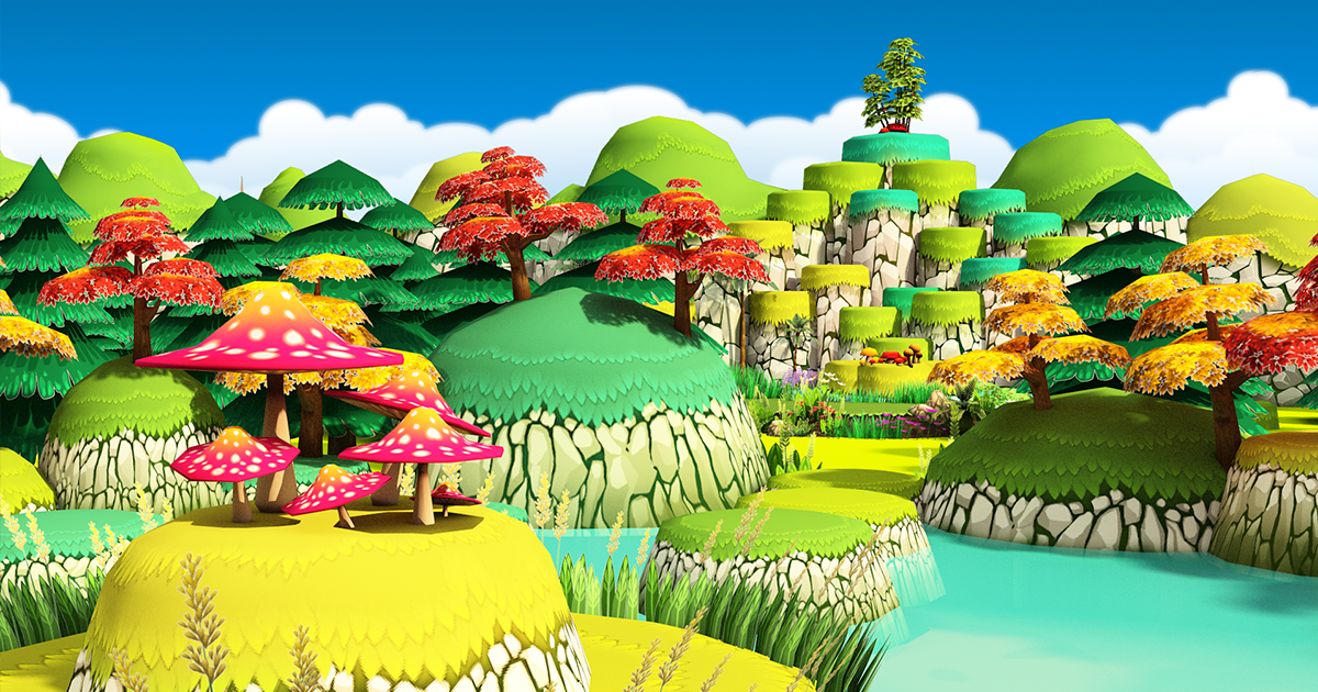 Cartoon Forest Pack | 3D Landscapes | Unity Asset Store
