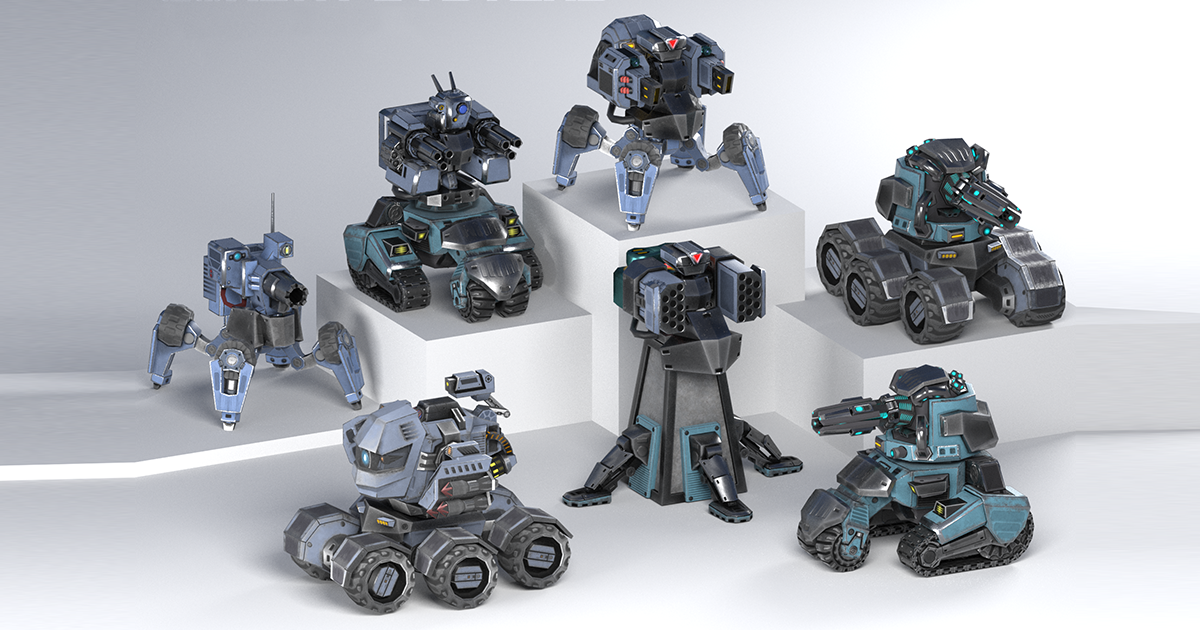 Combat Systems-Constructor | 3D Robots | Unity Asset Store