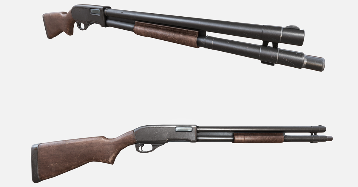 PBR Shotgun | 3D Guns | Unity Asset Store