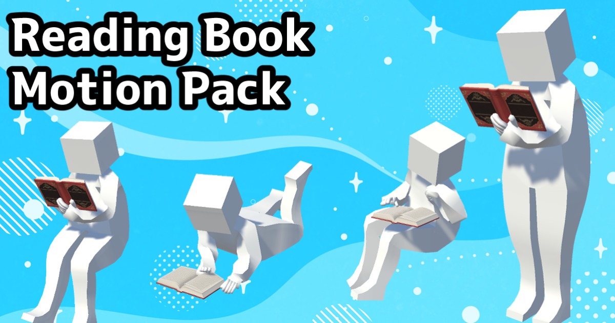 Reading Book Motion Pack | 3D 动画 | Unity Asset Store