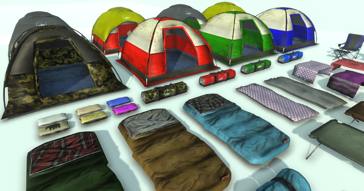 Wilderness Survival Kit | 3D Exterior | Unity Asset Store
