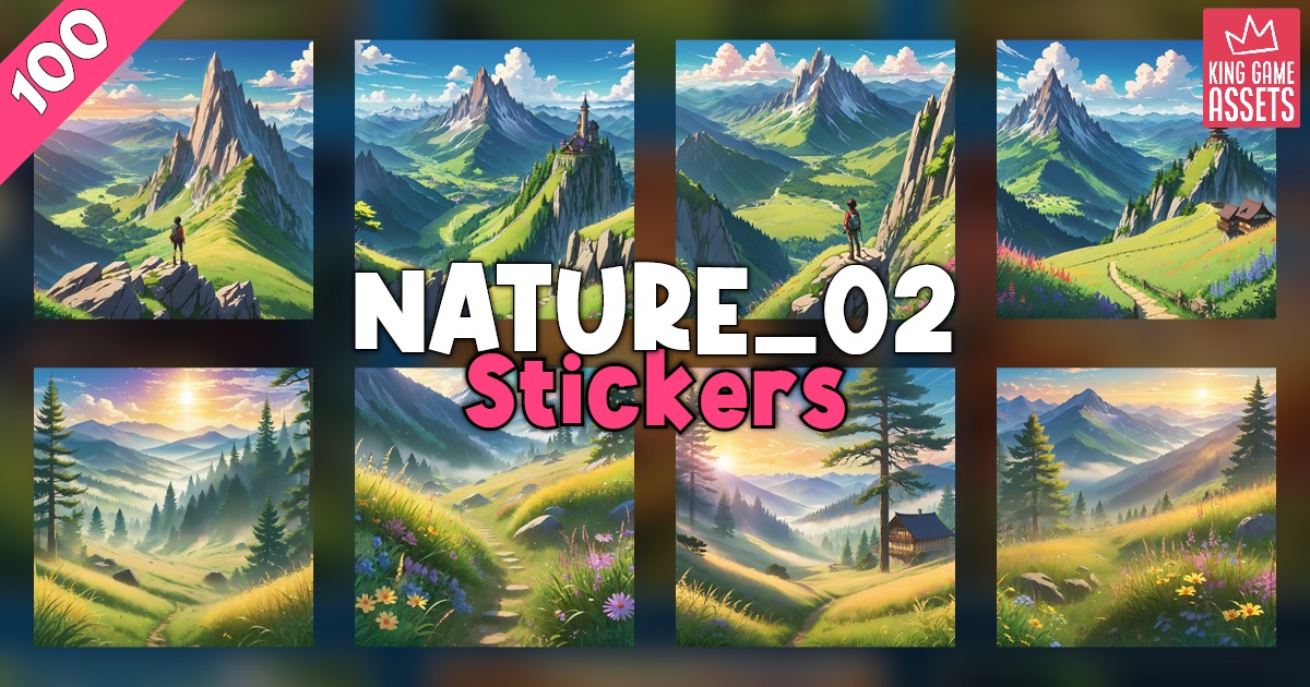 Nature 02 Stickers | 2D Icons | Unity Asset Store