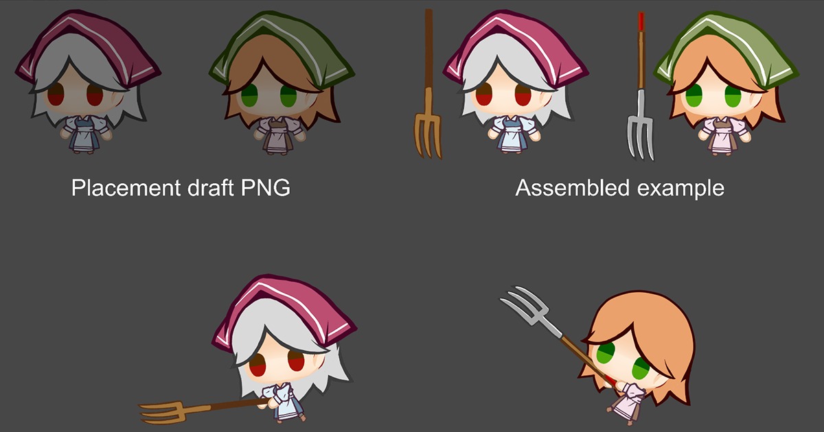 2D_Character_Villager_Woman | 2D Characters | Unity Asset Store