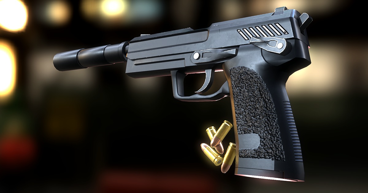 Silent Pistol | 3D Weapons | Unity Asset Store