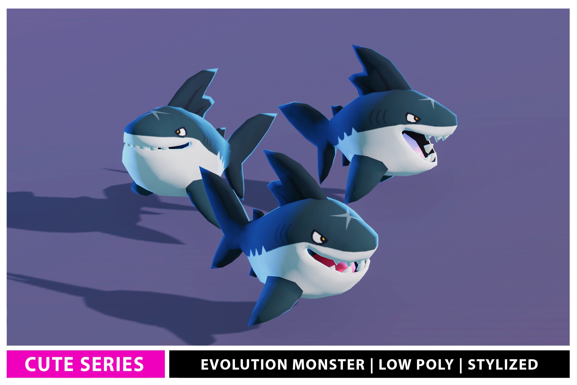 Shark Cute Series | Characters | Unity Asset Store