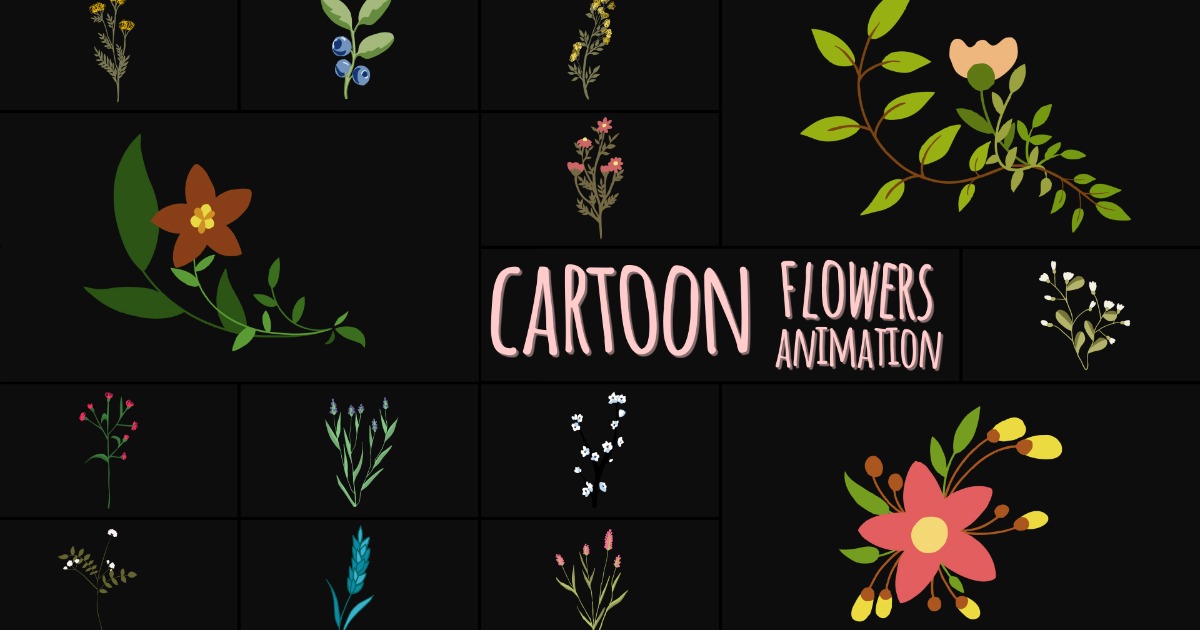 Cartoon Flowers Animations (07.01.23) | 2D Textures & Materials | Unity ...