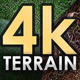 60 Stylized & Realistic Terrain (4k) Seamless Textures Materials - Vol. 1