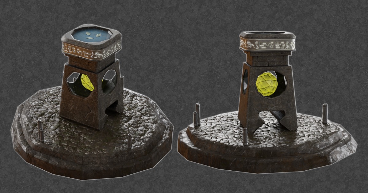 Stone Altar | 3D Exterior | Unity Asset Store