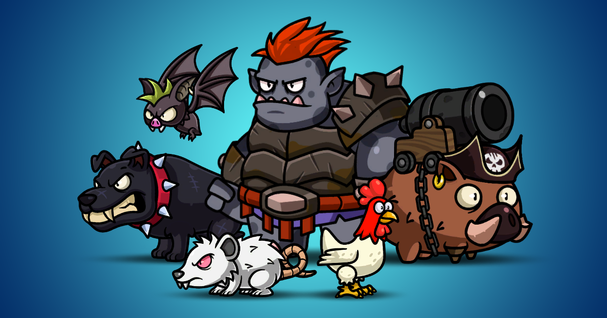 Fantasy Monsters Animated [Megapack] | 2D Characters | Unity Asset Store