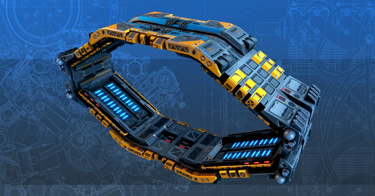 SF Medium JumpGate JG3 | 3D Space | Unity Asset Store