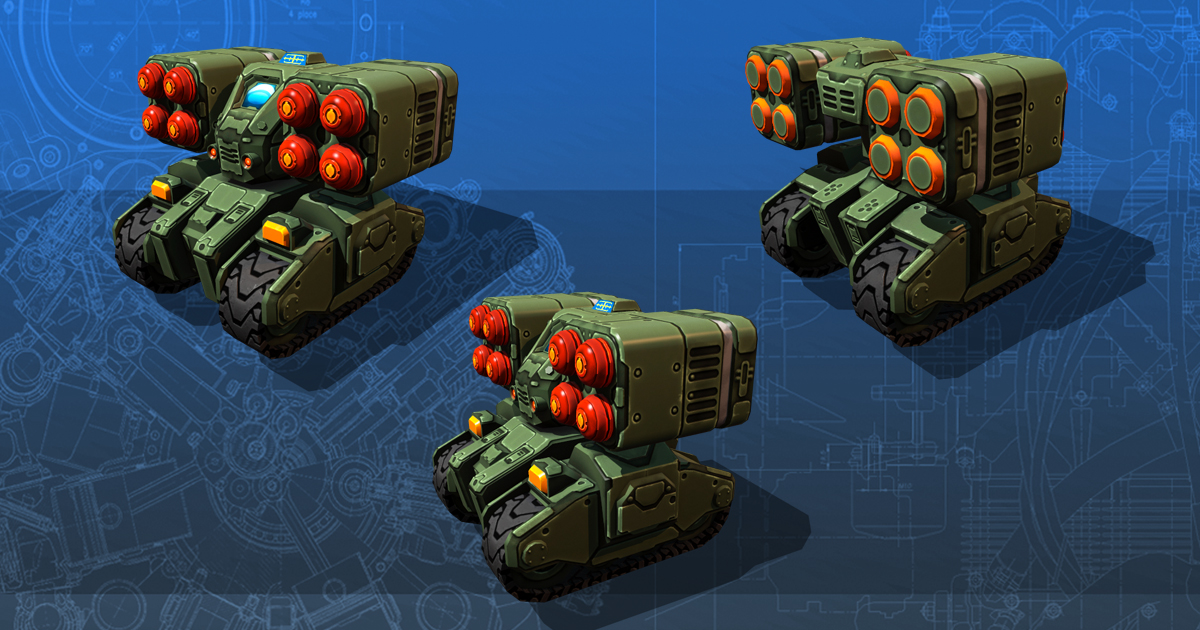 Cartoon Missile Launcher | 3D Land | Unity Asset Store