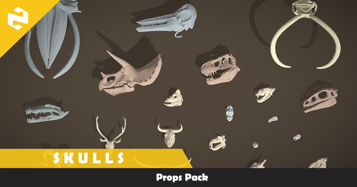 Props Pack - Skulls | 3D Props | Unity Asset Store