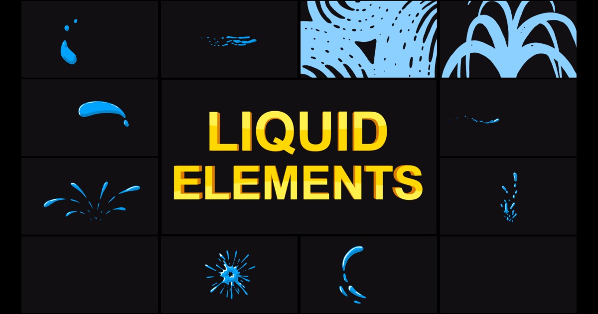 2D Liquid Elements Pack | VFX | Unity Asset Store