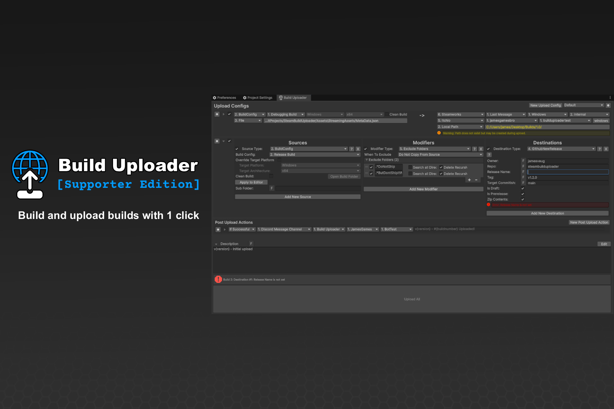 Build Uploader | Utilities Tools | Unity Asset Store