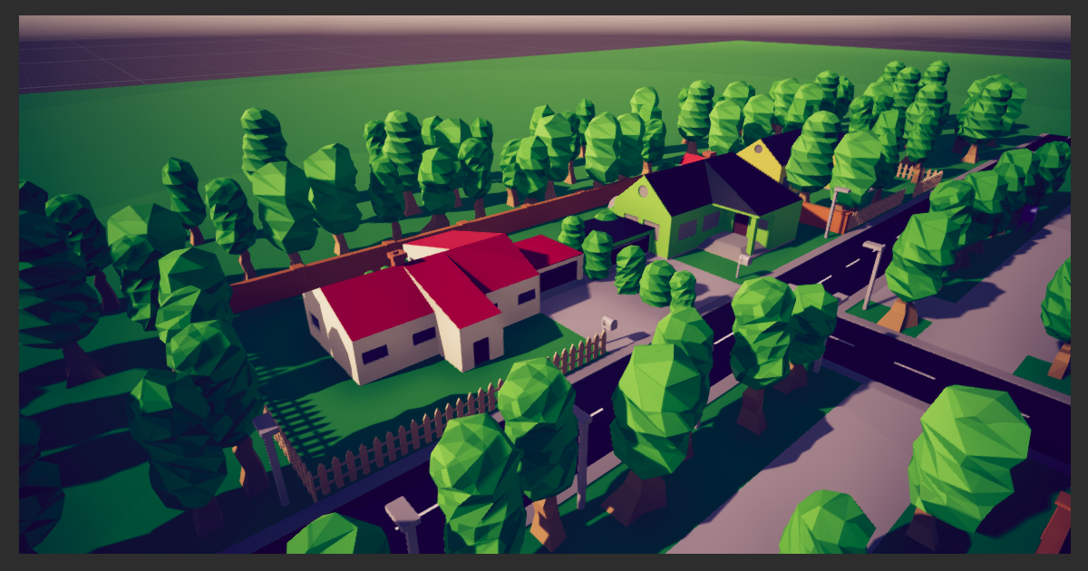 Low poly downtown kit | 3D Environments | Unity Asset Store