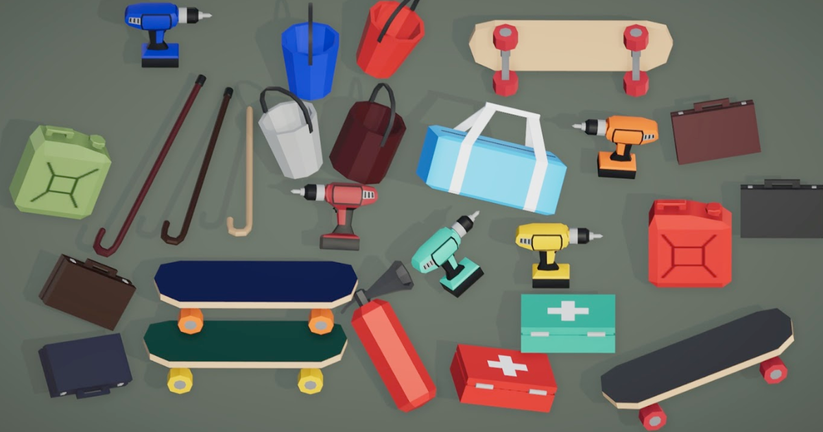 3D Simple Items | 3D Props | Unity Asset Store
