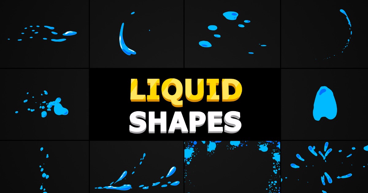 Liquid Shapes (13.04) | 2D Textures & Materials | Unity Asset Store