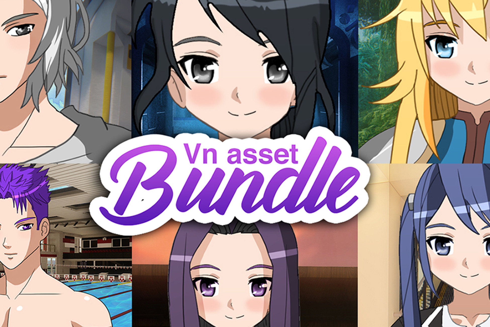 Visual novel Megabundle | 2D Characters | Unity Asset Store
