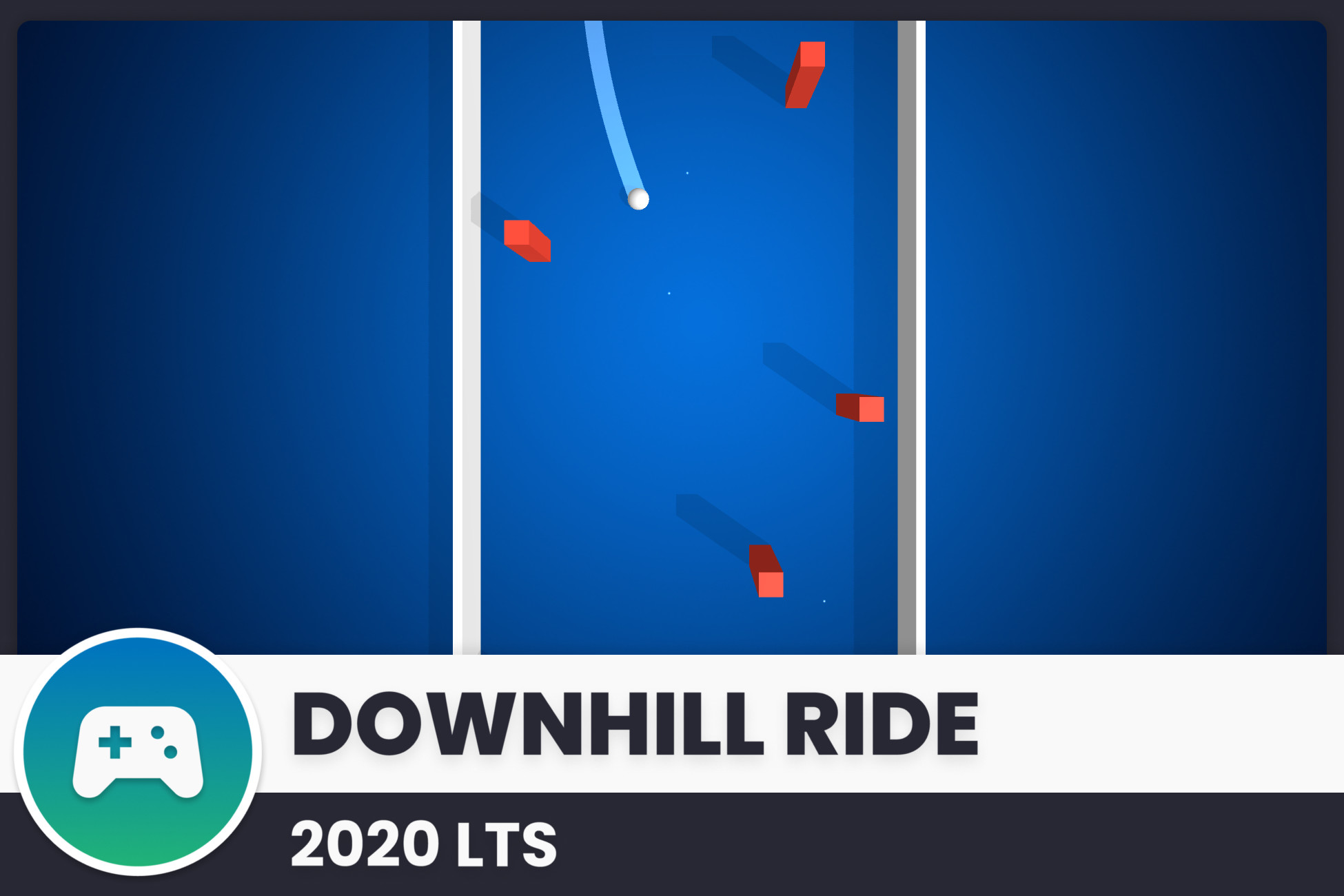 Downhill Ride - Game Template (2020 LTS) | Tutorial Projects | Unity ...