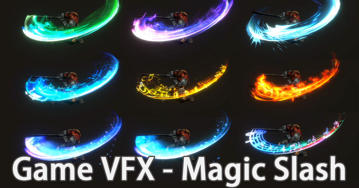 Game VFX - Magic Slash Collection | VFX Particles | Unity Asset Store